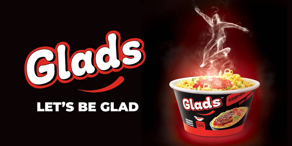 Локшина Glads: Курка з соусом «Сальса»